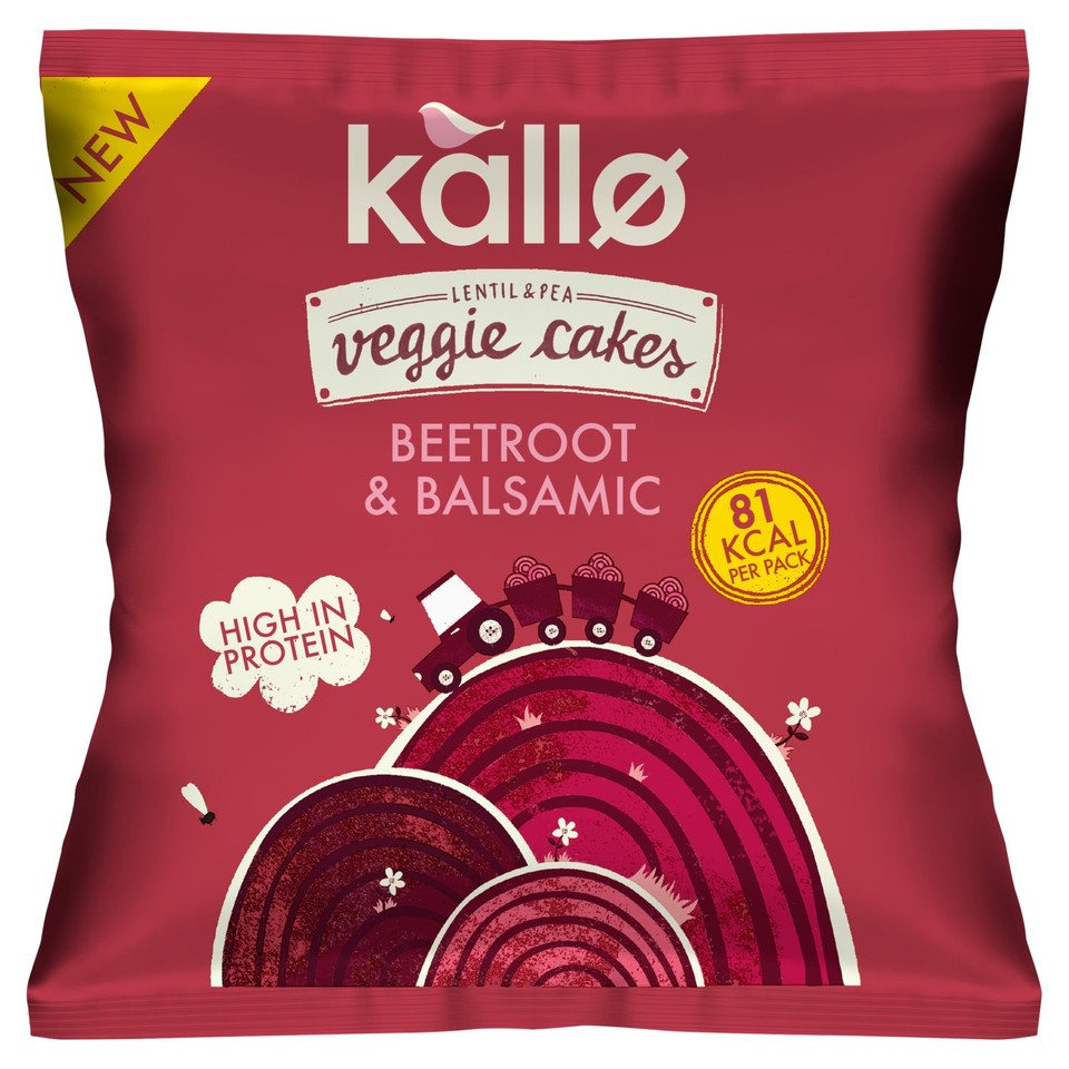 Kallo Beetroot & Balsamic Veggie Cakes Minis - Ocado