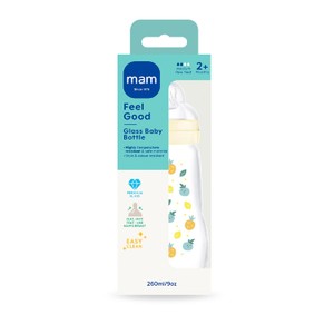 MAM Feel Good Glass Bottle 260ml Unisex - Ocado