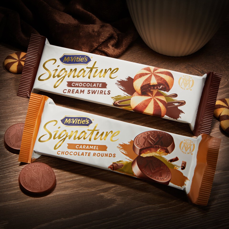 McVitie's Signature Chocolate Cream Swirls Biscuits - Ocado