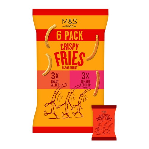 M&S Crispy Fries Crisps Assorted Multipack - Ocado