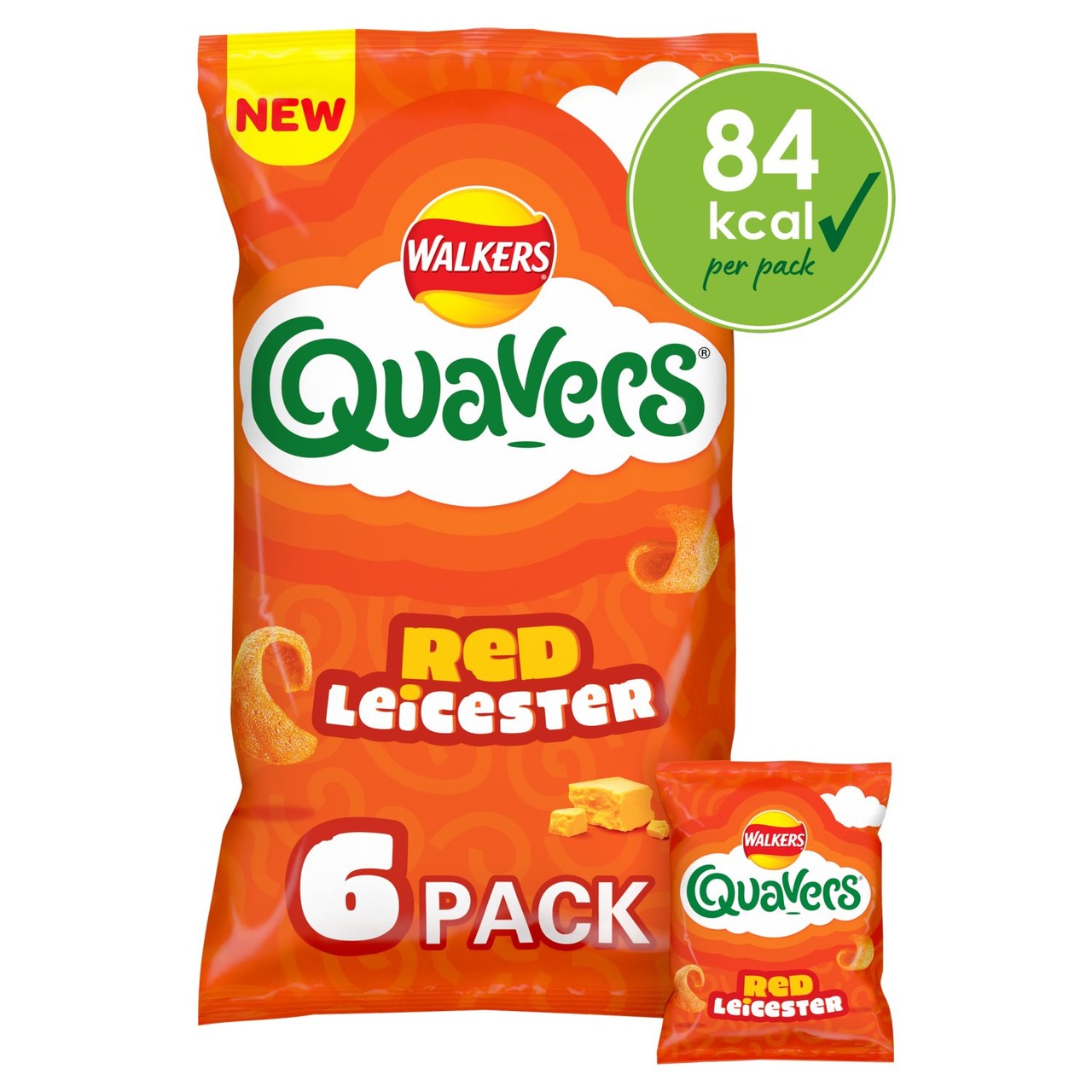 Quavers Red Leicester 6 Pack - Ocado