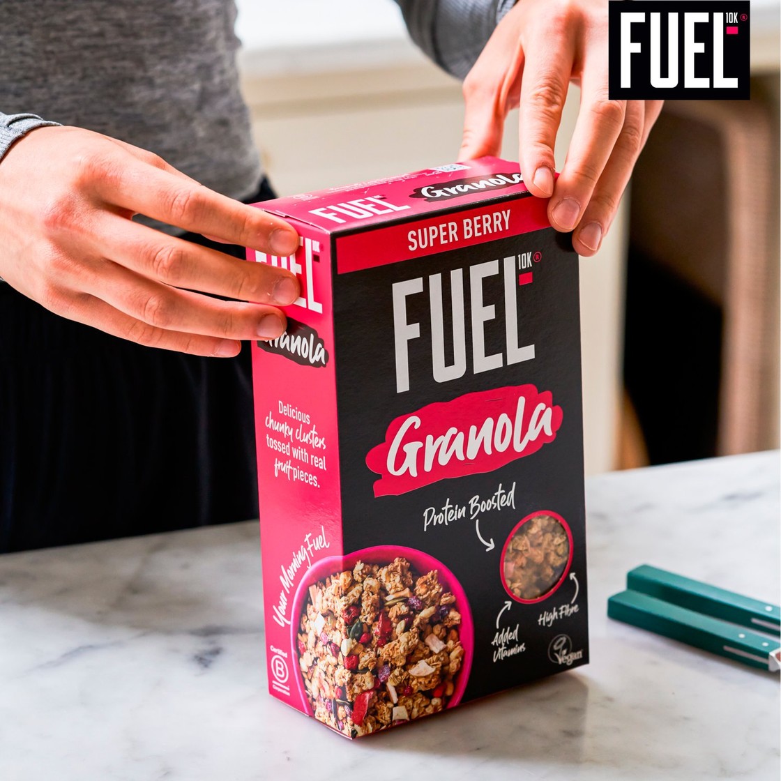 FUEL 10K Super Berry Protein Granola Breakfast Cereal - Ocado