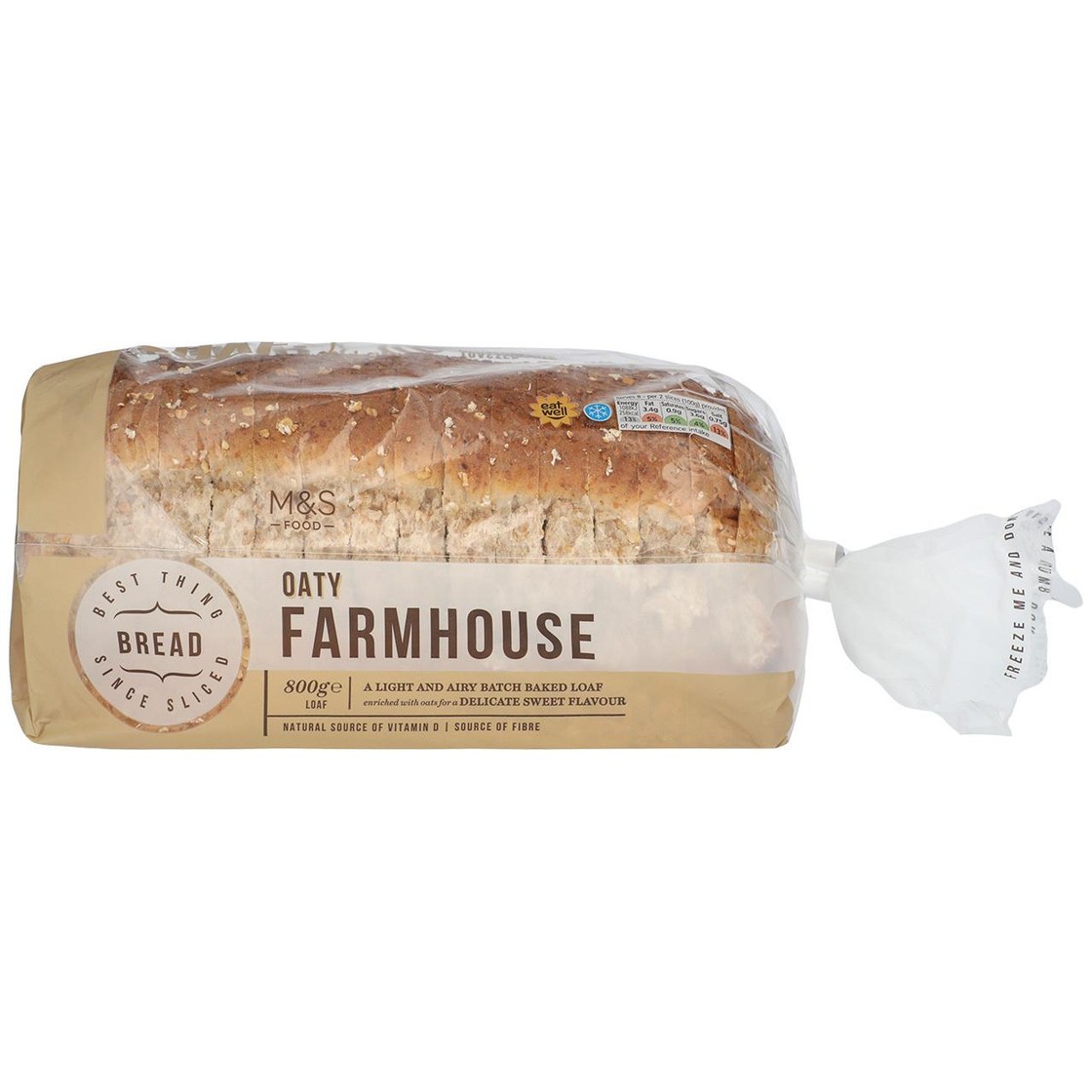 M&S Oaty Farmhouse Bread Loaf - Ocado