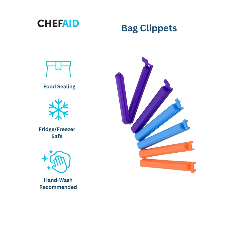 Chef Aid Bag Clippets x 6 - Ocado