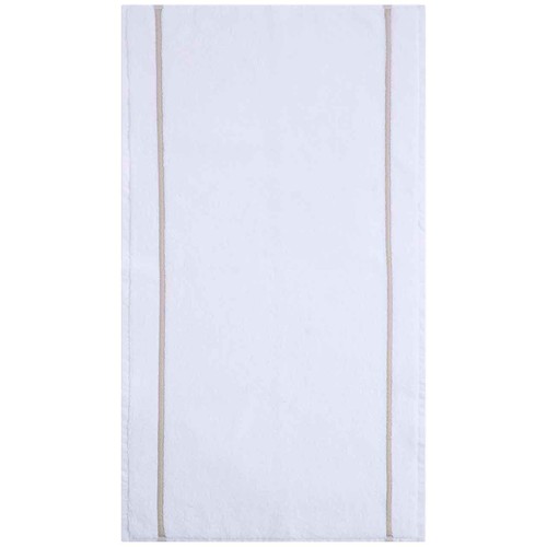 M&S X Kelly Hoppen Beretta Stitch Towel, Hand Towel, Taupe - Ocado