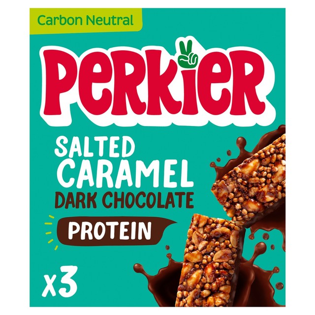 Perkier Salted Caramel & Dark Chocolate Vitamin Bars - Ocado