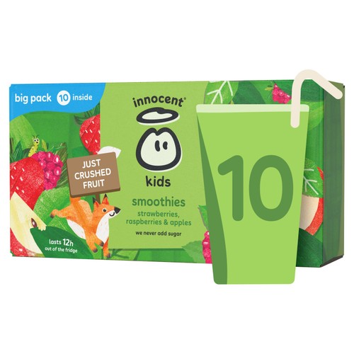 Innocent Kids Strawberries, Raspberries & Apples Smoothies - Ocado