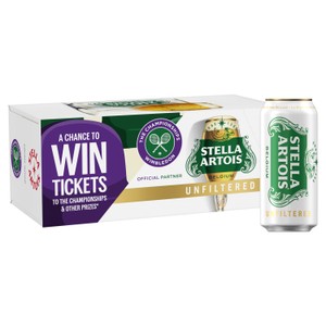 Stella Artois Unfiltered Belgian Lager Beer Cans - Ocado