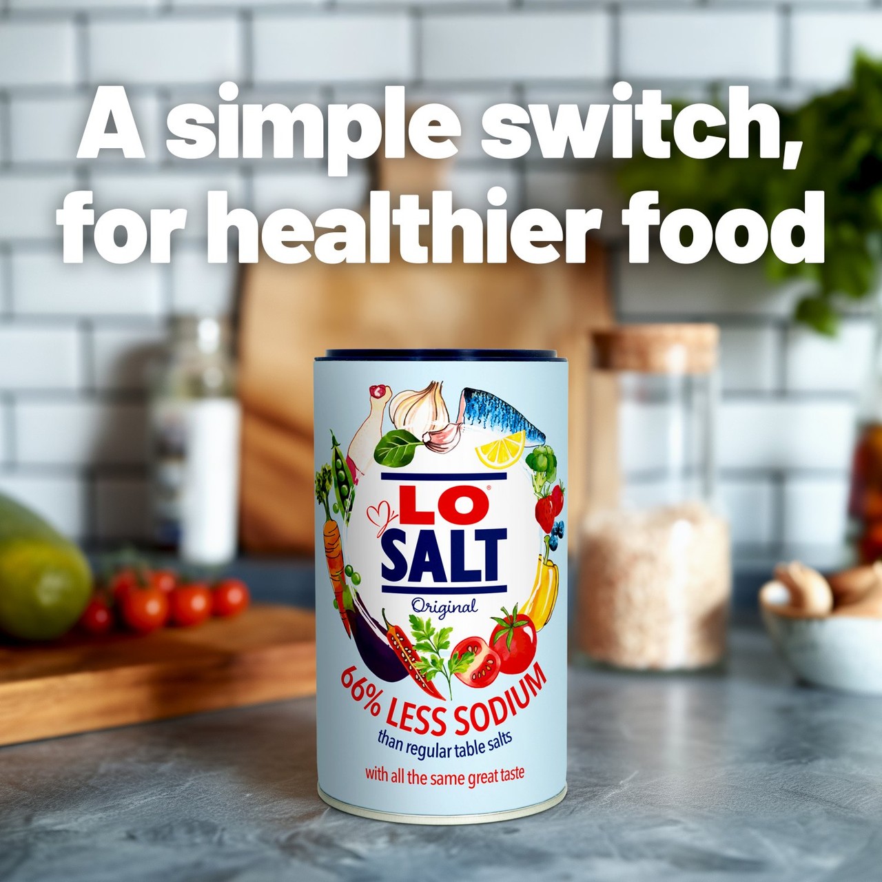 LoSalt Reduced Sodium Salt - Ocado