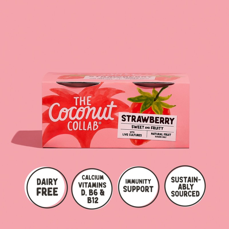 The Coconut Collab Strawberry Coconut Yoghurt Multipack - Ocado