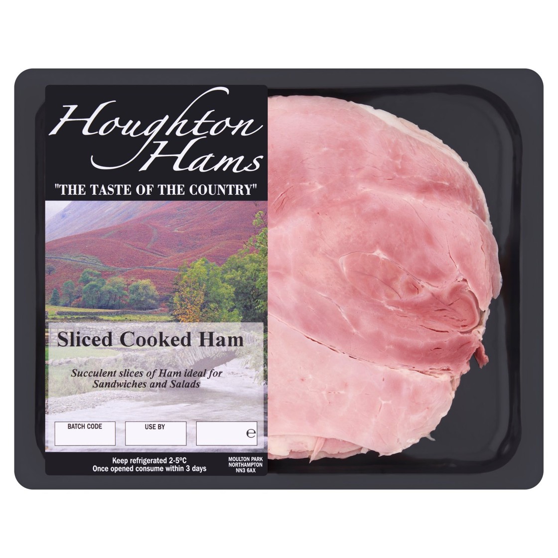 Houghton Sliced Plain Cooked Ham - Ocado
