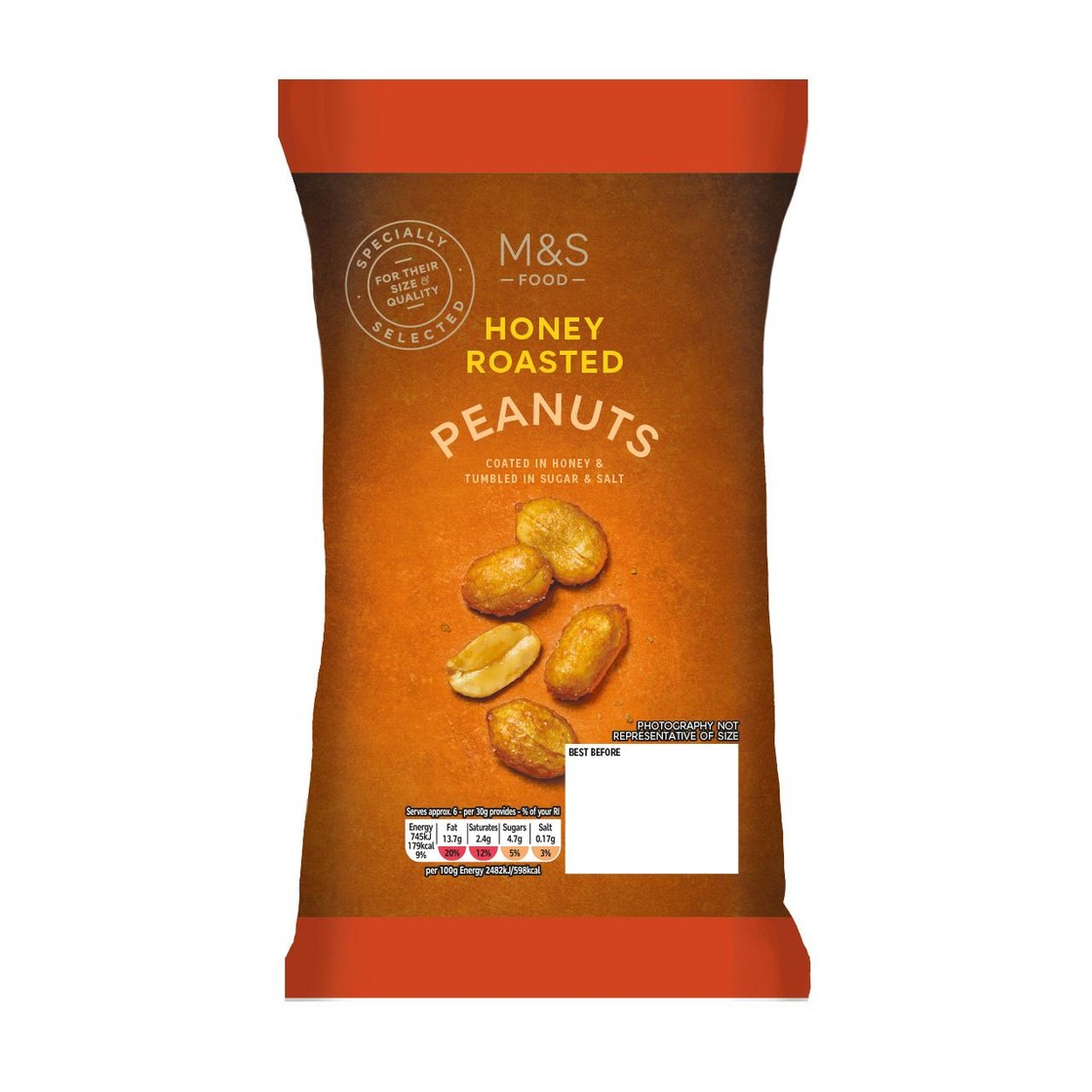 M&S Honey Roasted Peanuts - Ocado