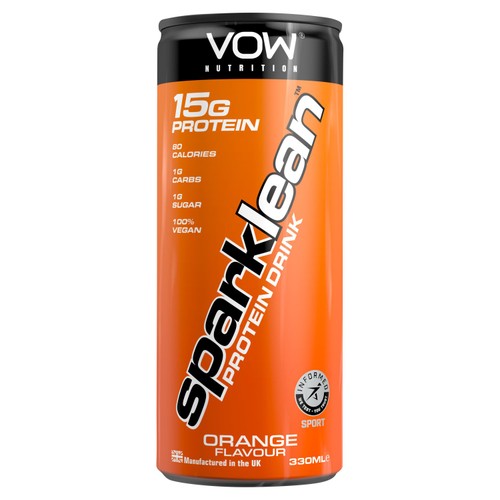 VOW Nutrition Sparklean Protein Drink - Orange - Ocado