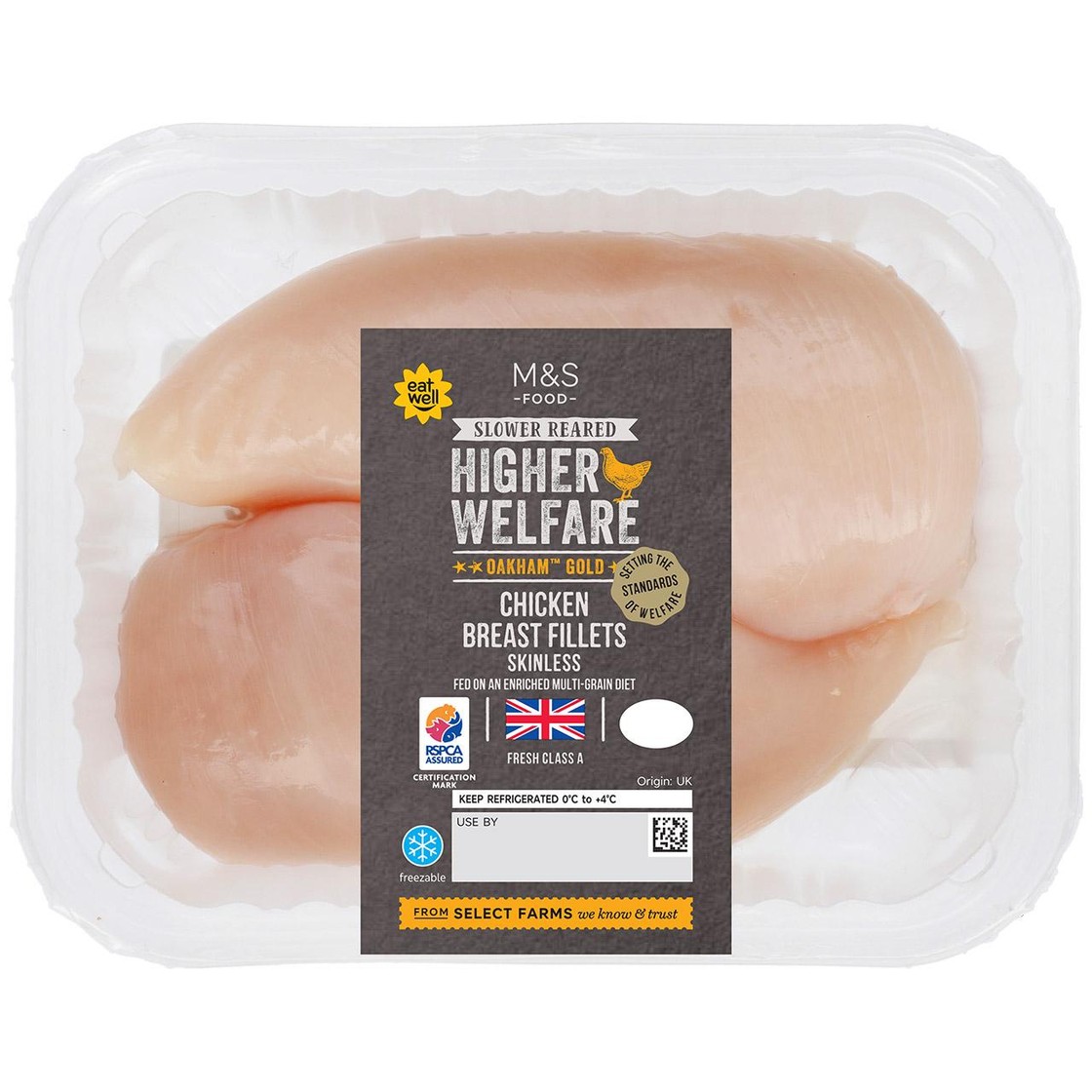 M&S Oakham Gold Chicken Breast Fillets - Ocado