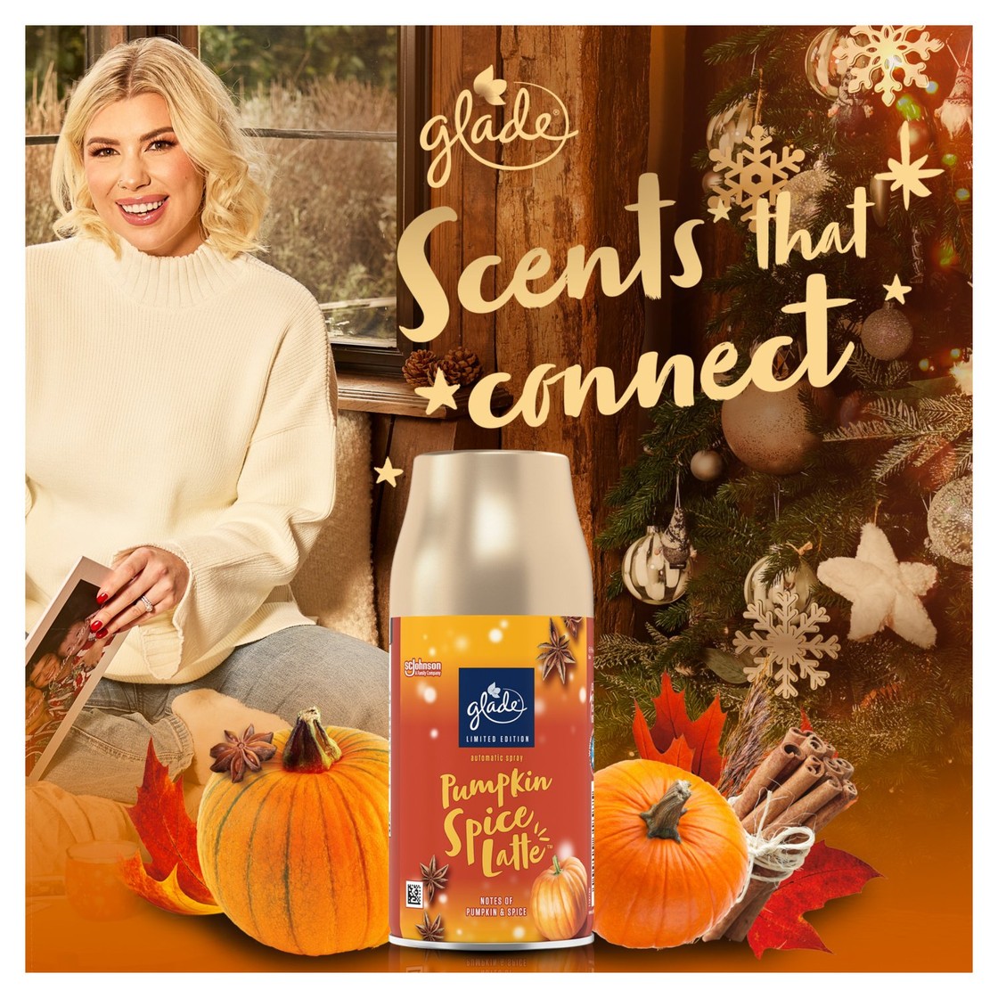 Glade Pumpkin Spice Latte Automatic Spray Refill - Ocado