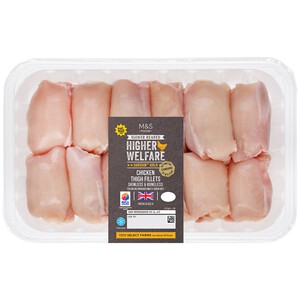 M&S Oakham Gold Chicken Thigh Fillets - Ocado