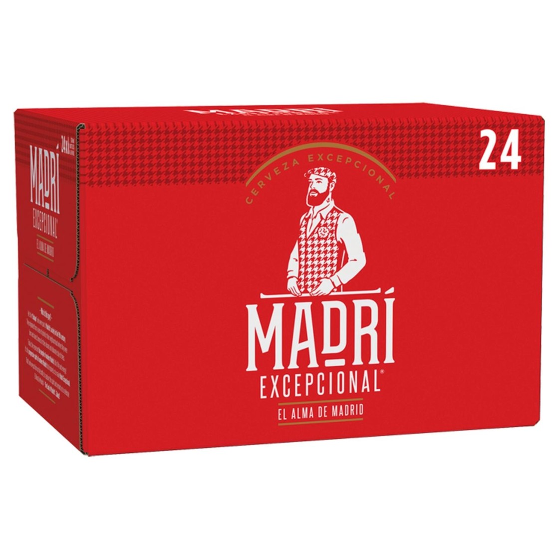 Madri Excepcional Premium Lager Beer Bottles - Ocado