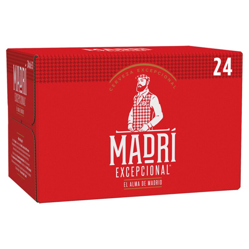 Madri Excepcional Premium Lager Beer - Ocado
