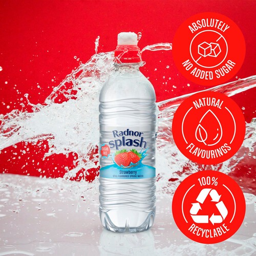 Radnor Splash Strawberry Flavoured Water - Ocado