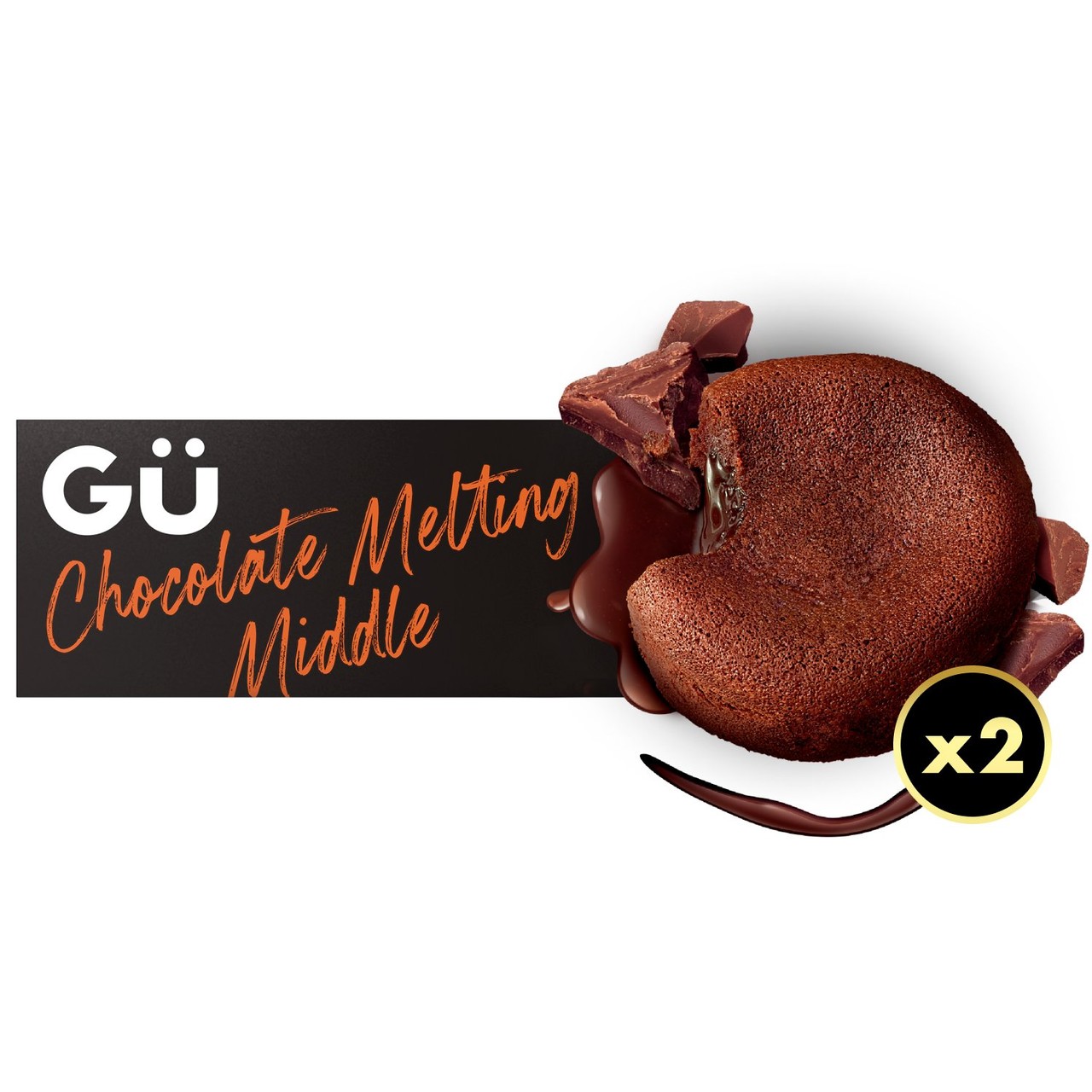 Gu Chocolate Melting Middle Dessert - Ocado