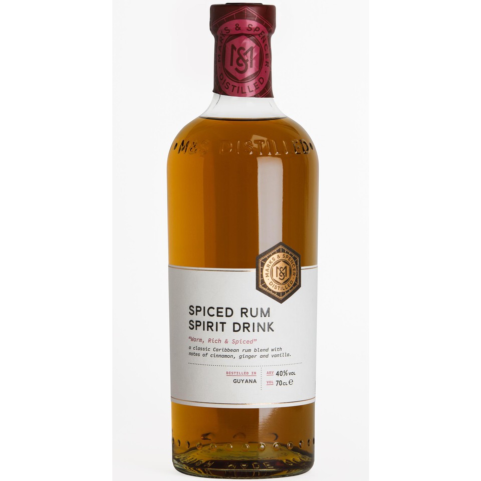 M&S Distilled Spiced Rum Spirit Drink - Ocado