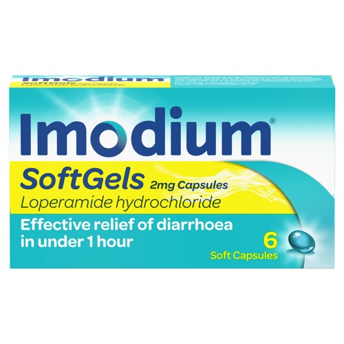 Imodium SoftGels 2mg Diarrhoea Relief Capsules - Ocado