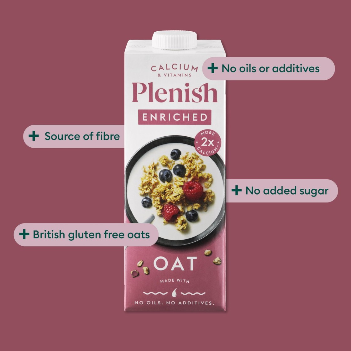 Plenish Enriched Oat Milk - Ocado