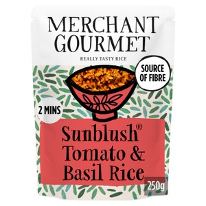 Merchant Gourmet SunBlush Tomato & Basil Wholegrain & White Microwave ...
