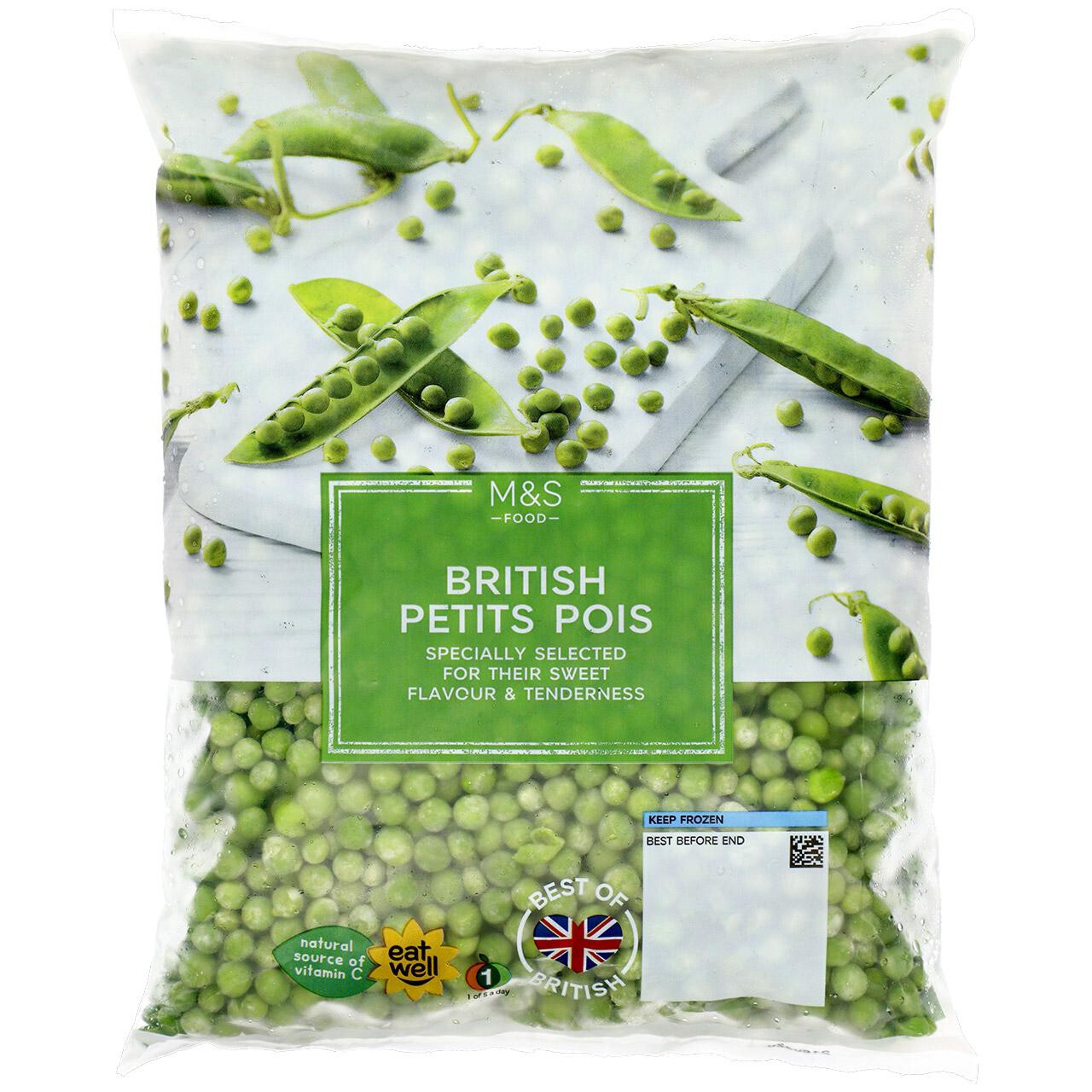 M&S British Petits Pois Frozen - Ocado