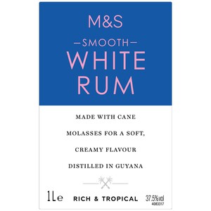 M&S Smooth White Rum - Ocado