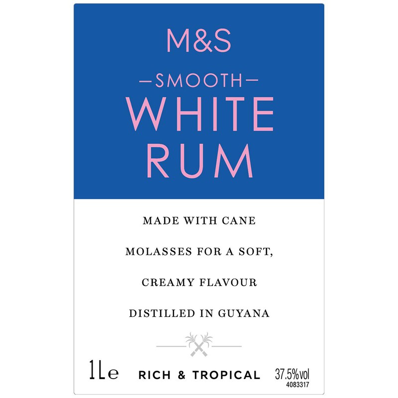 M&S Smooth White Rum - Ocado
