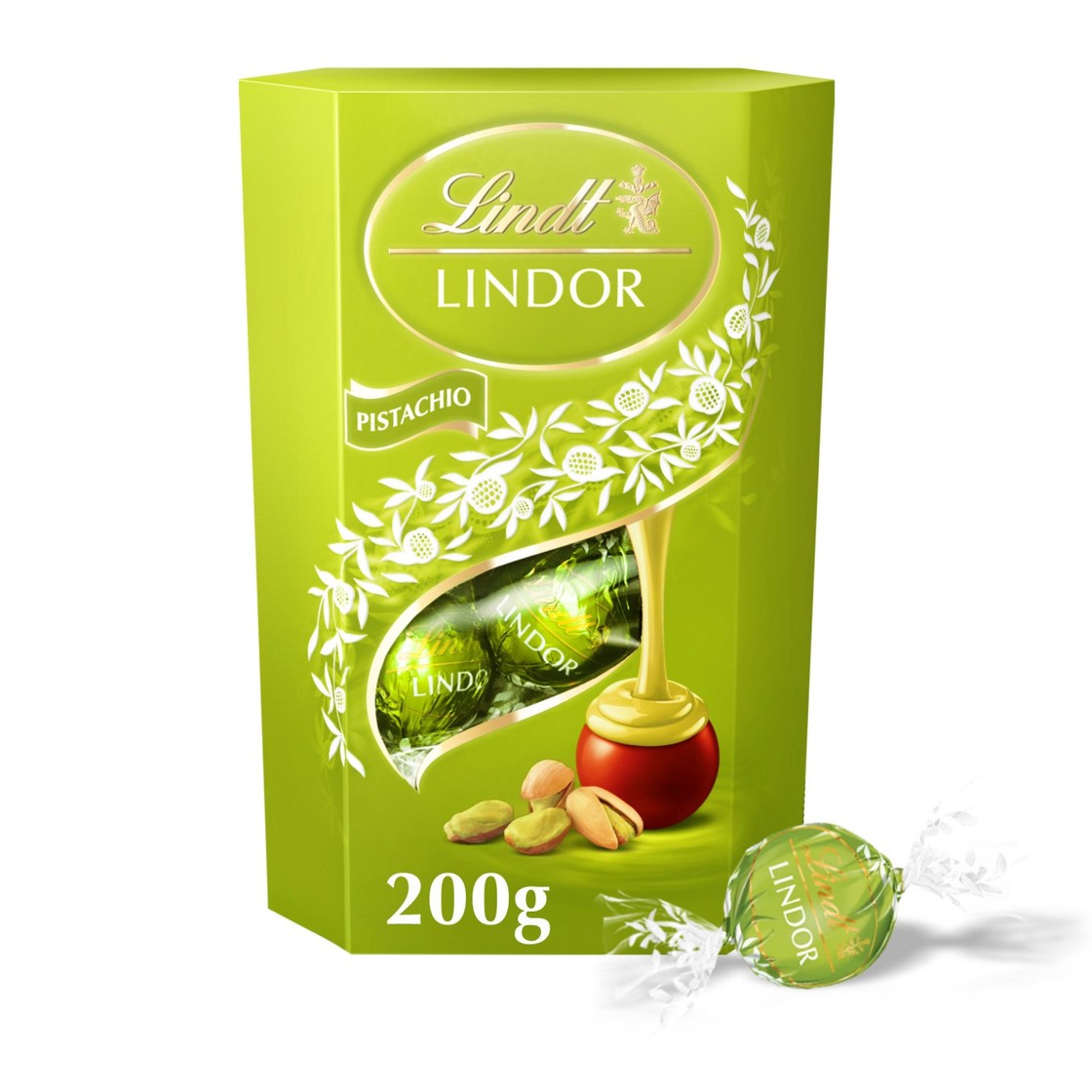 Lindt Lindor Pistachio Chocolate Truffles Box - Ocado