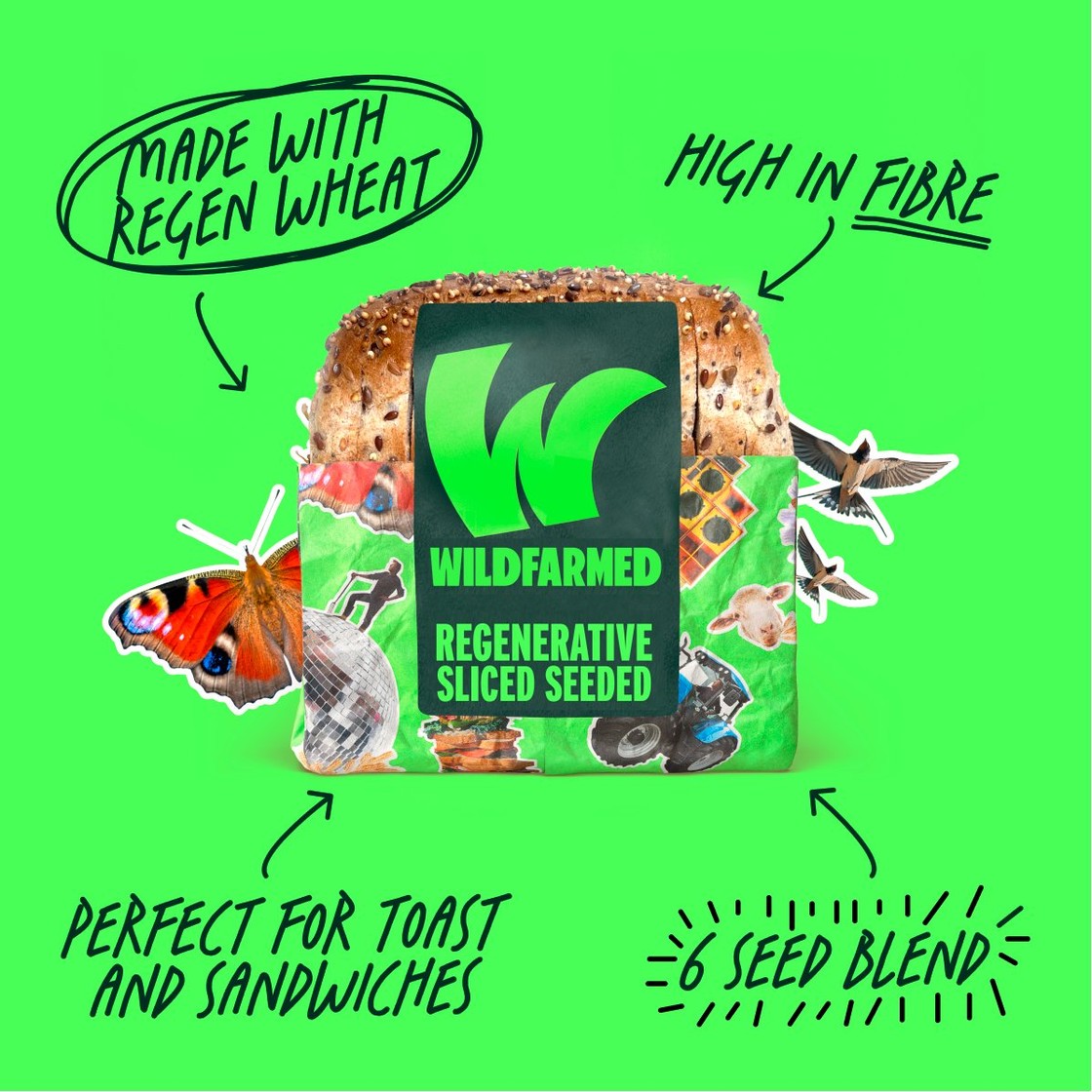 Wildfarmed Sliced Seeded Bread - Ocado