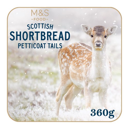 M&S All Butter Shortbread Petticoat Tails Fawn Tin - Ocado