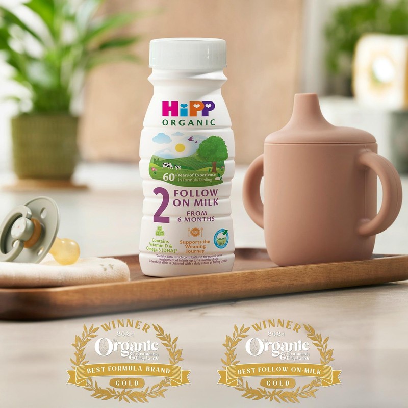HiPP Organic 2 Follow On Baby Milk Liquid Formula From 6 months - Ocado