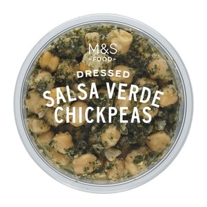 M&S Dressed Salsa Verde Chickpeas - Ocado