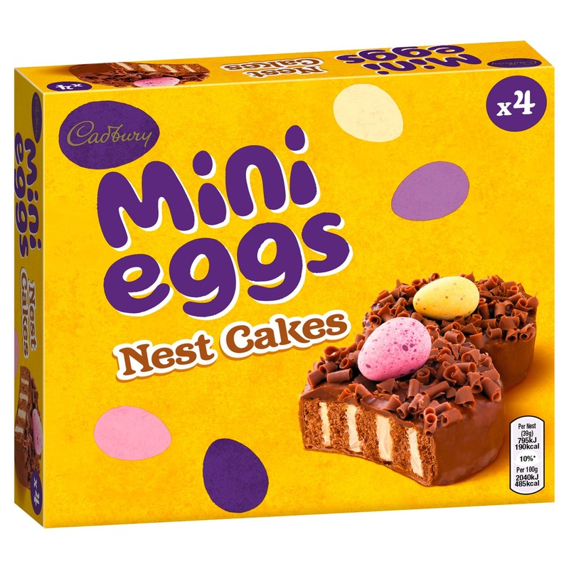 Cadbury Easter Chocolate Mini Egg Nest Cakes - Ocado
