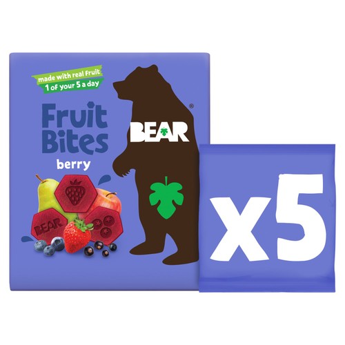 BEAR Fruit Bites Berry, 5 x 20g from Urban Fruit :: Buy from Ocado on ...