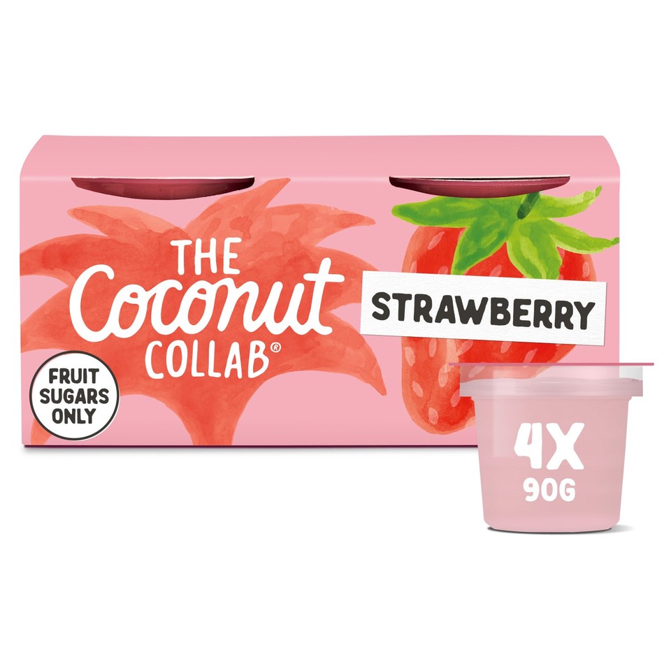 The Coconut Collab Strawberry Coconut Yoghurt Multipack - Ocado