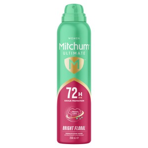 Mitchum Female Ultimate 72HR Anti Perspirant Deodorant Bright Floral ...