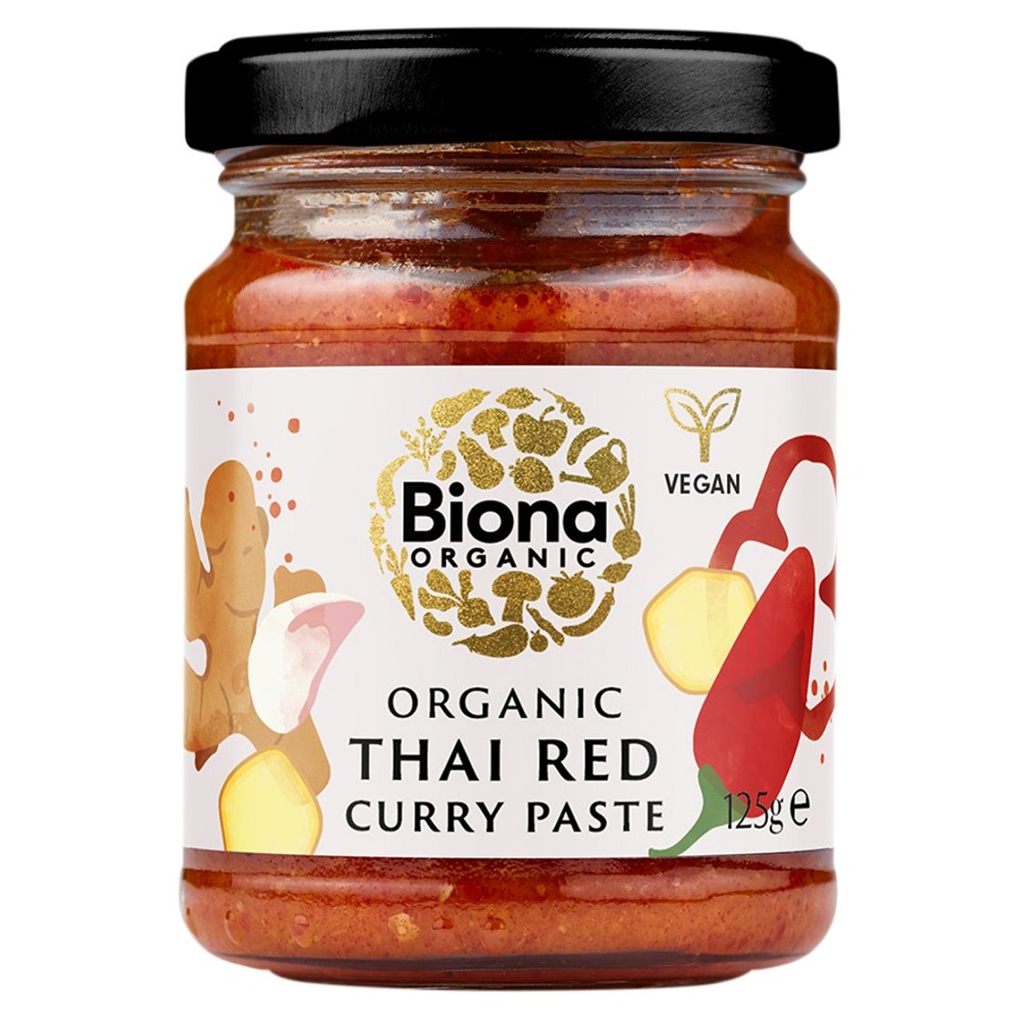 Biona Organic Thai Red Curry Paste - Ocado