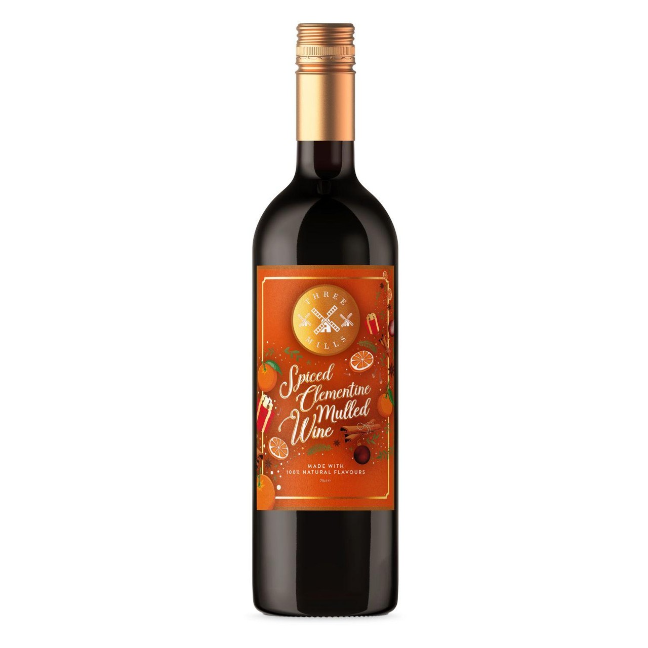 Three Mills Spiced Clementine Mulled Wine - Ocado