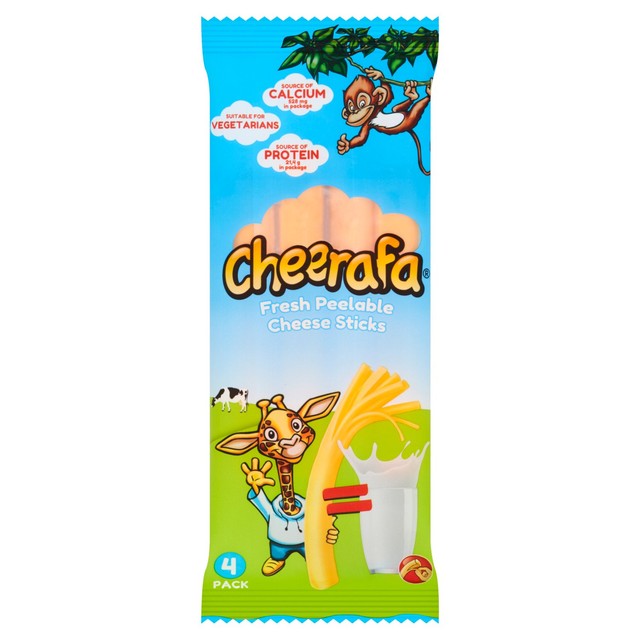 Cheerafa Peelable Cheese Sticks 4 pack - Ocado