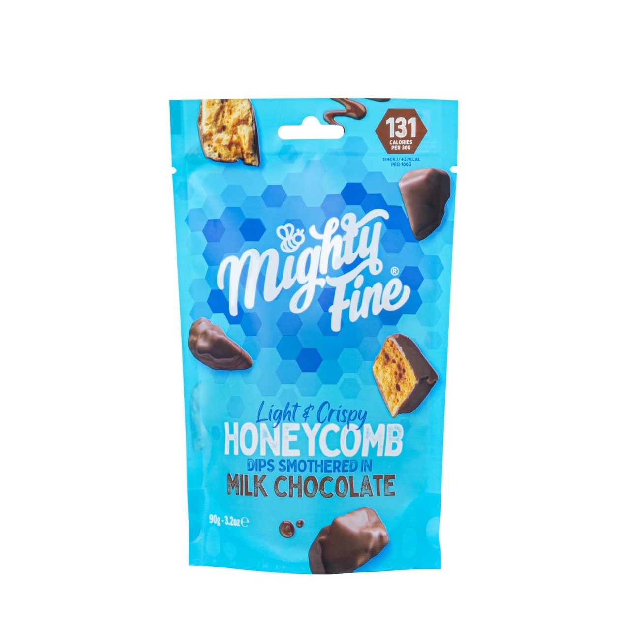 Mighty Fine Milk Chocolate Honeycomb - Ocado