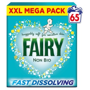 Fairy Non Bio Washing Powder for Sensitive Skin 65 Washes - Ocado