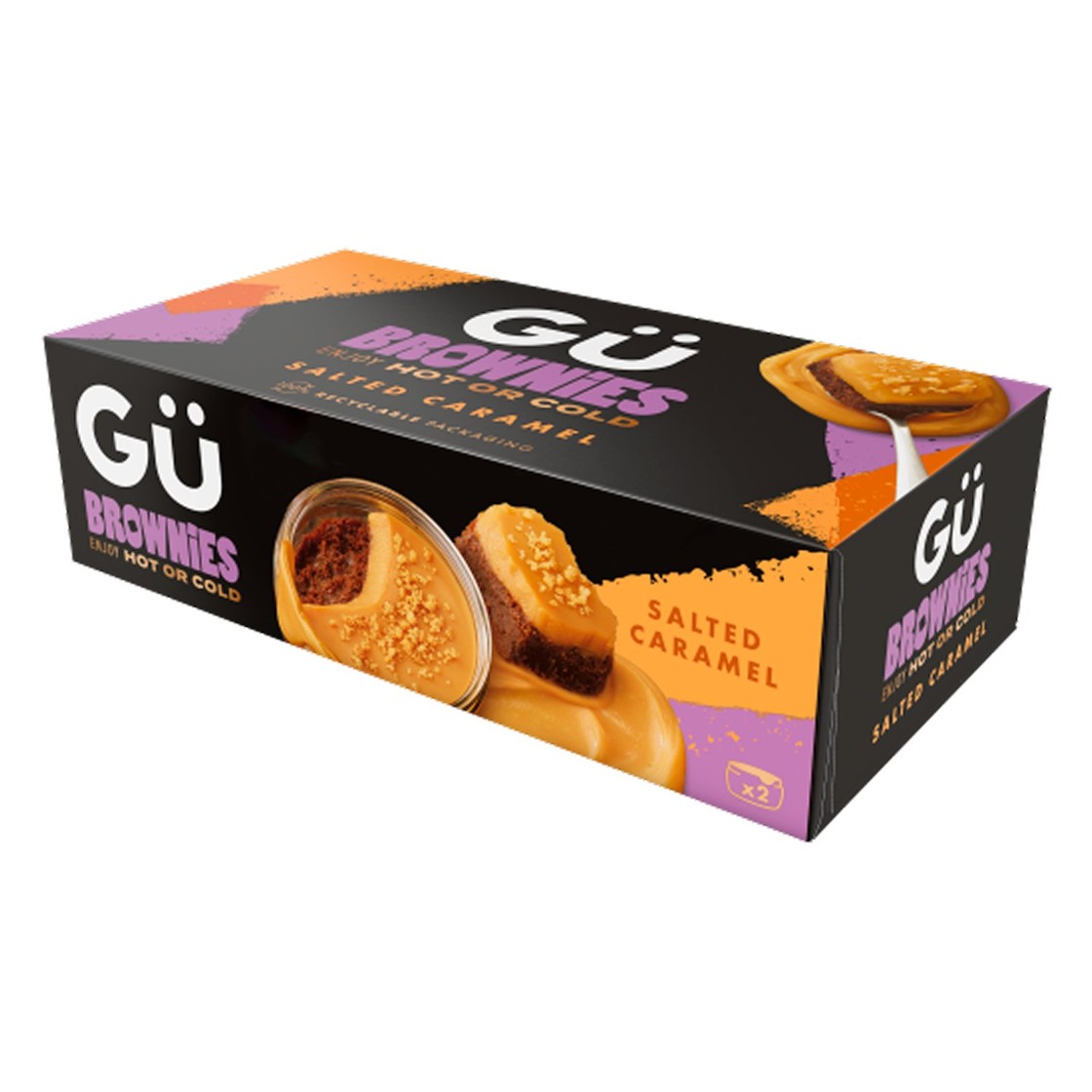 Gu Chocolate & Salted Caramel Brownie Dessert - Ocado