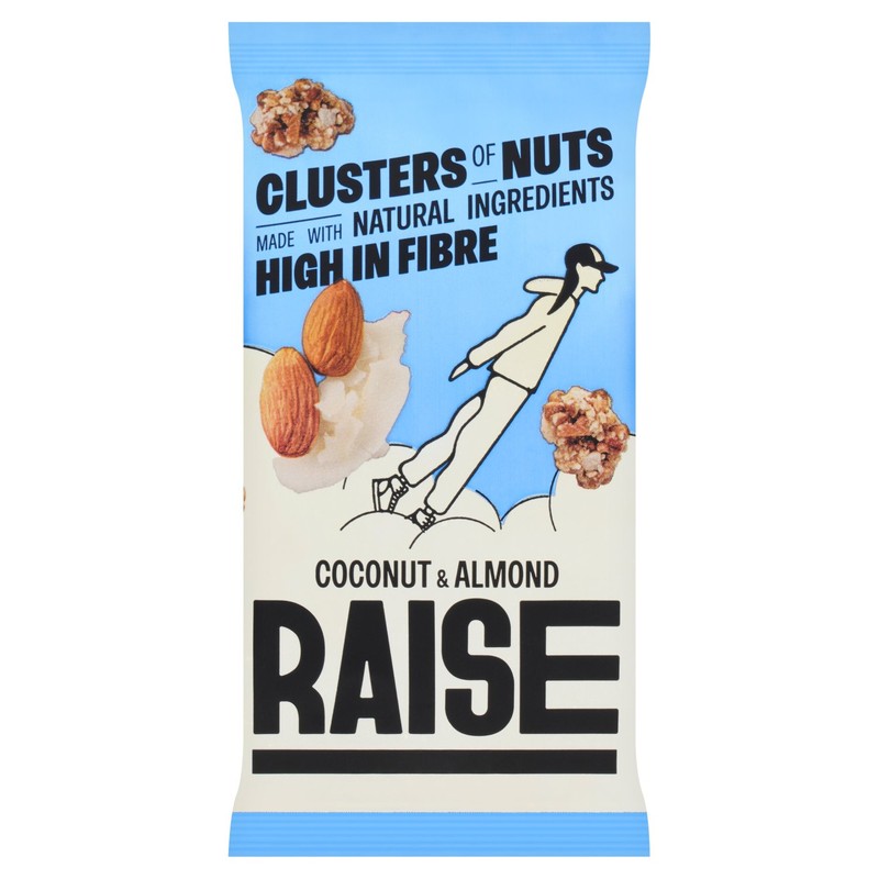 Raise Snacks-Coconut & Almond, Clusters of Nuts - Ocado