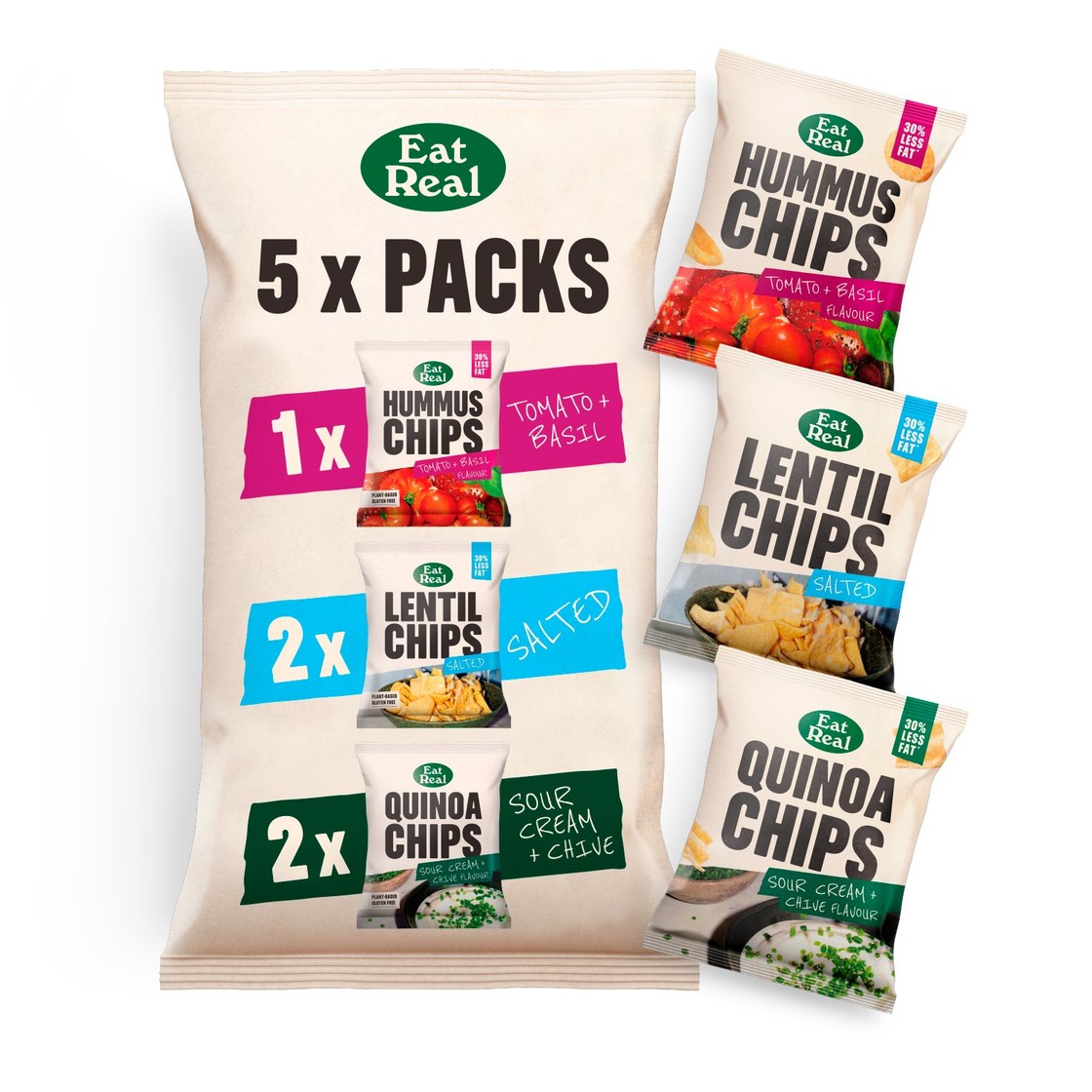 Eat Real Multipack Chips - Ocado