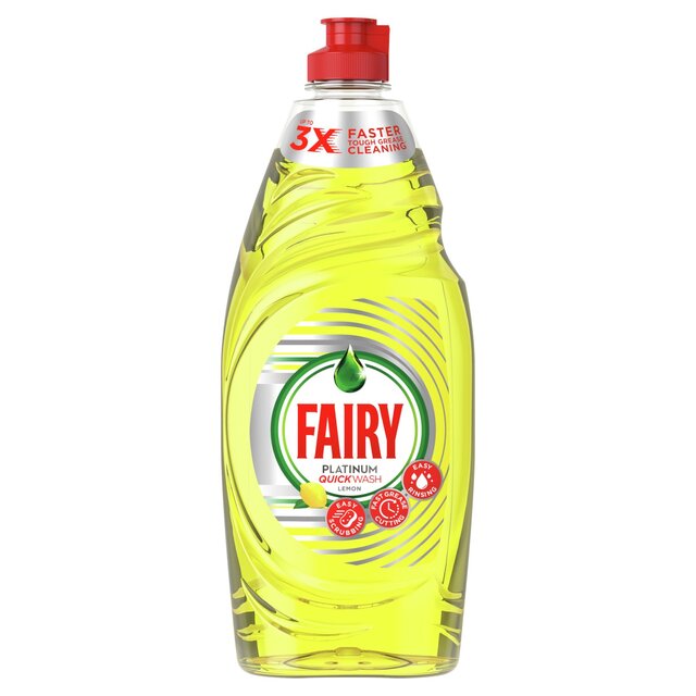 Fairy Platinum Lemon Washing Up Liquid 615ml from Ocado Fairy Platinum Lemon Washing Up Liquid 615ml from Ocado