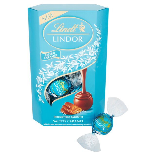 Lindt Lindor Milk Salted Caramel Chocolate Truffles Ocado